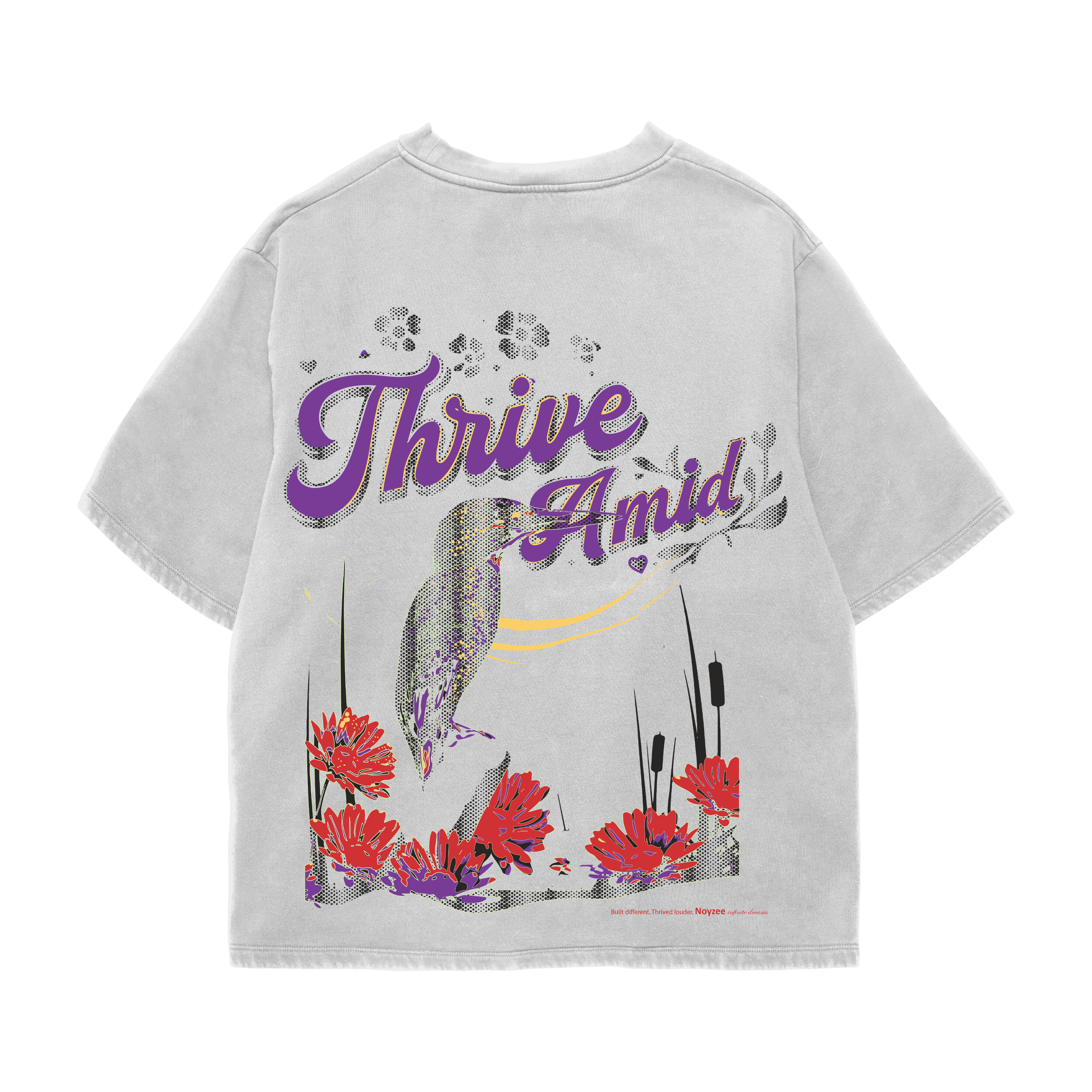 Thrive Wild Oversized Tee – Noyzee